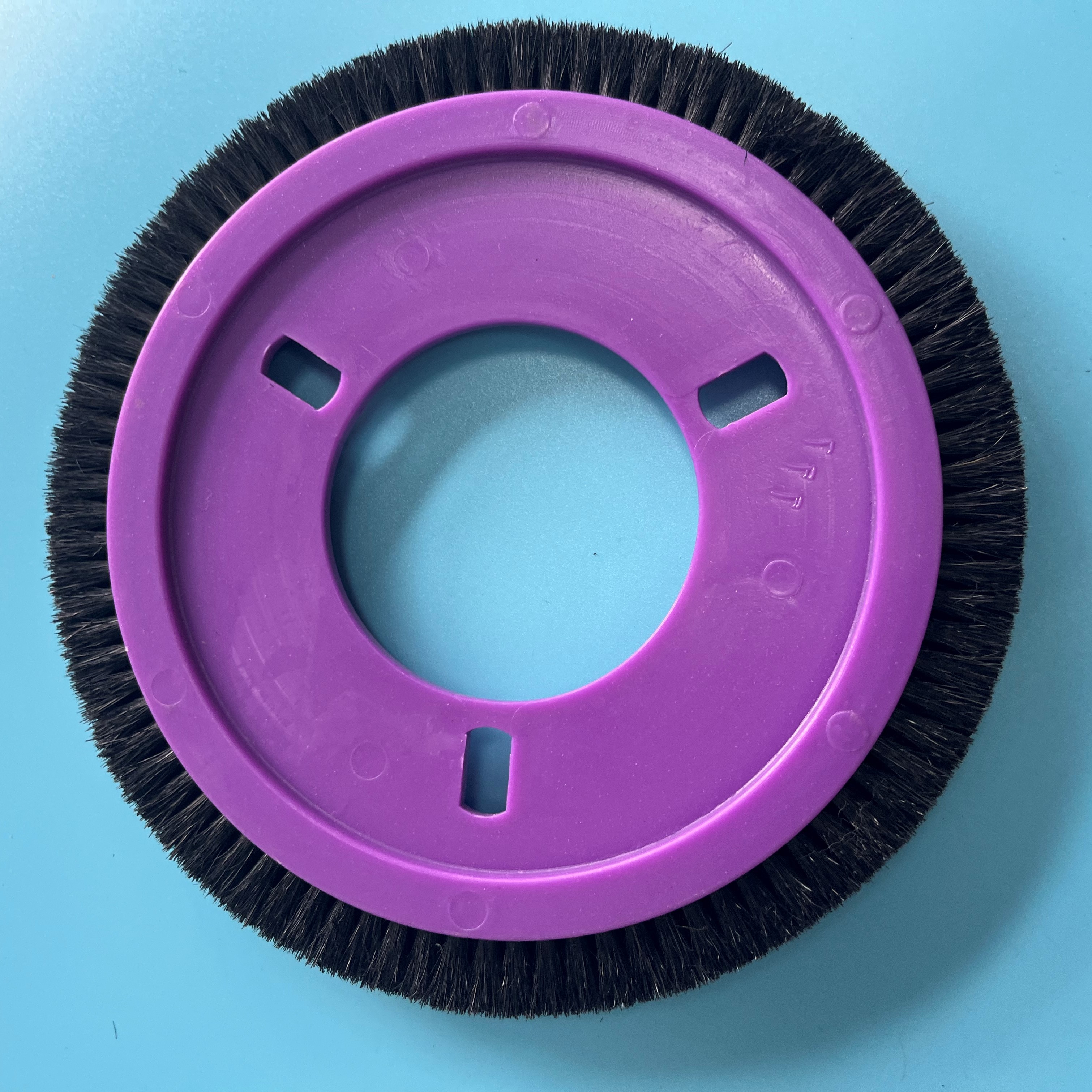 Lk Stenter Machine Parts Brush Wheel Purple Plastis Body Black Nylon ...