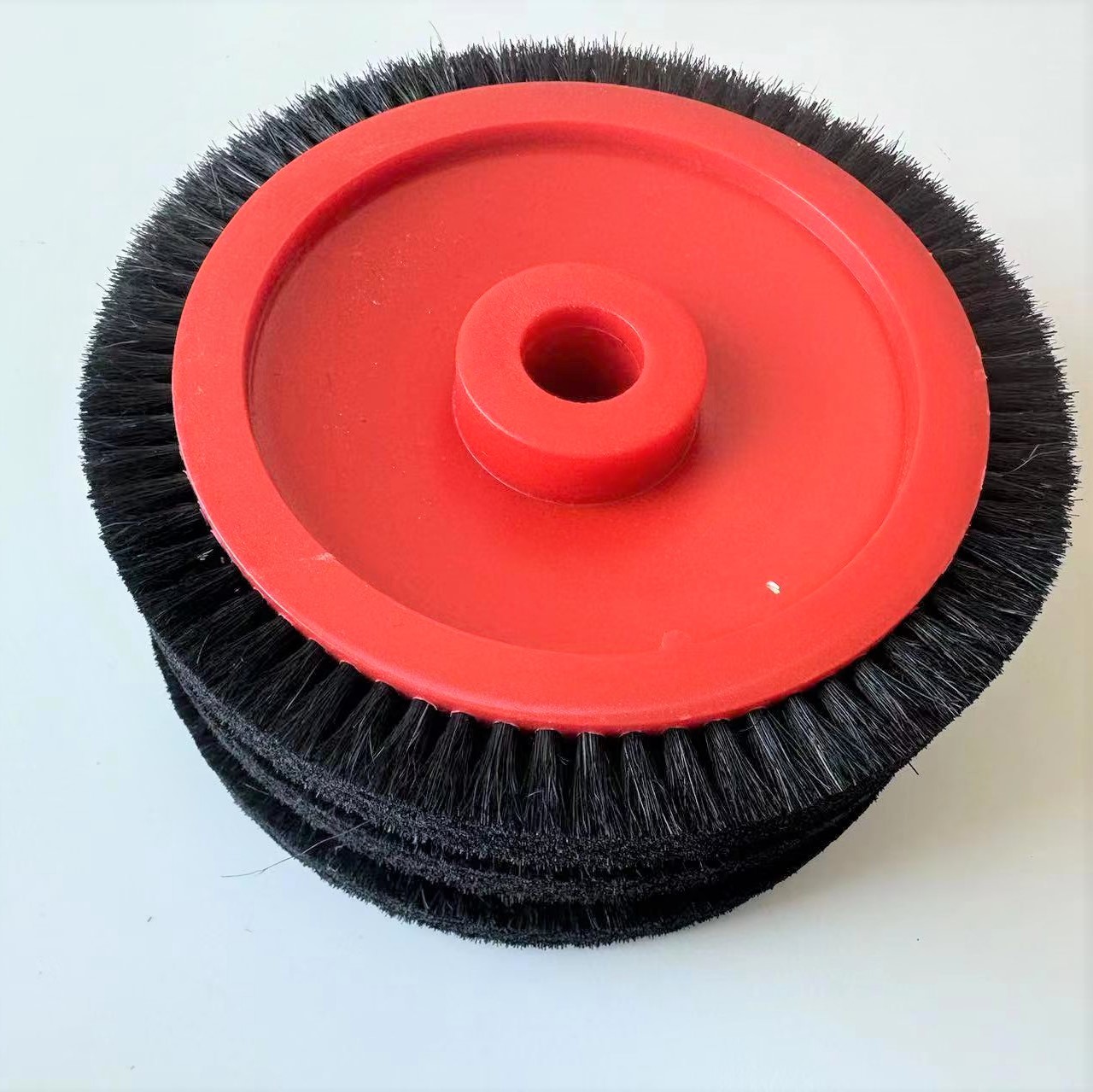 Monforts Stenter Machine Parts Red Brush Wheel Black Bristle Hair 22 ...